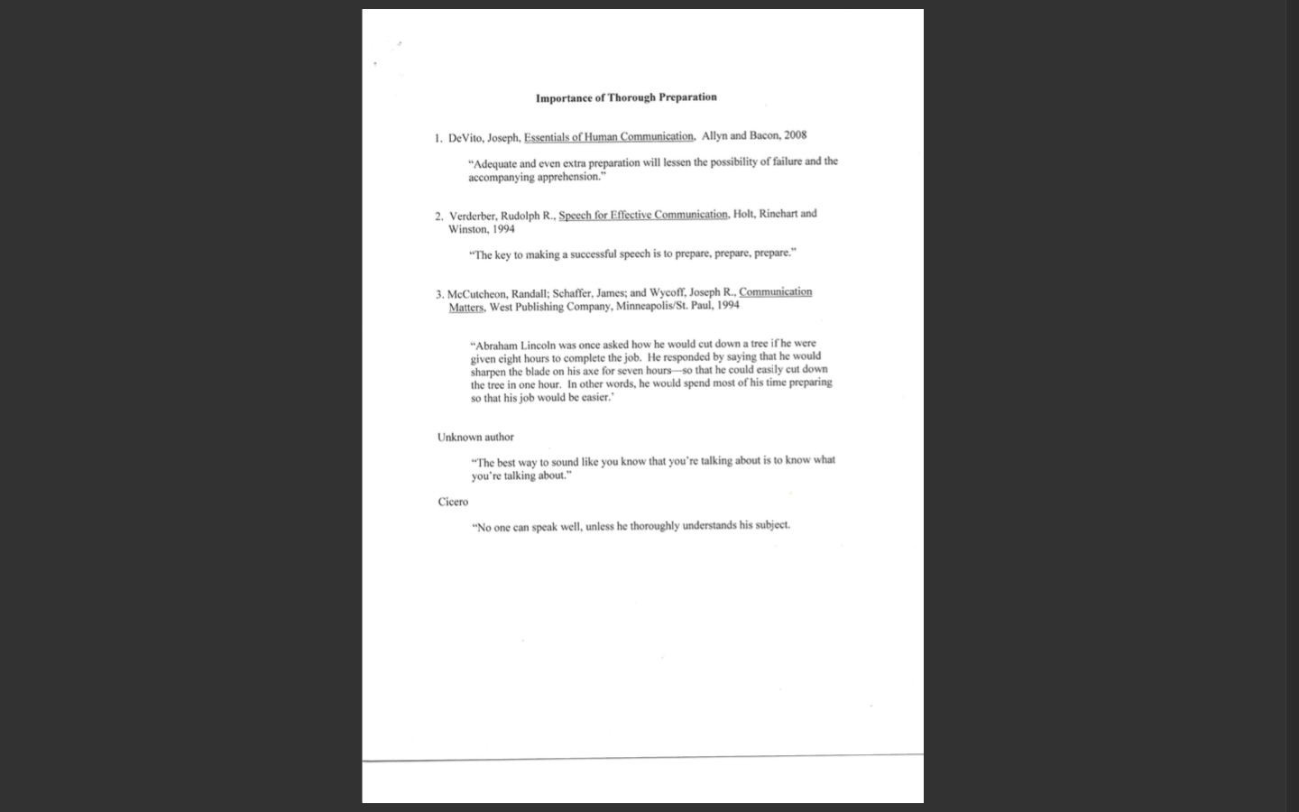 Make a Research Briefs—the use of information from | Chegg.com