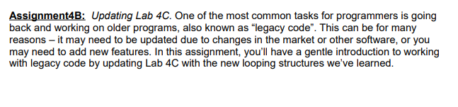 Solved Assignment4B: Updating Lab 4C. One of the most common | Chegg.com