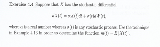 Solved Example 4.17 Compute E ſeaW4]. Solution: Define Z by | Chegg.com