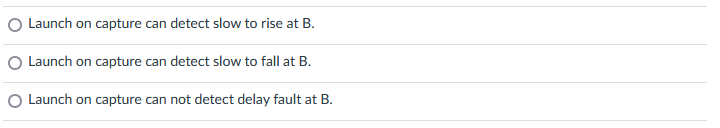 Launch on capture can detect slow to rise at B. | Chegg.com