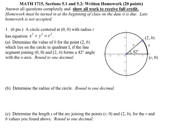 Solved Math 1715 Sections 5 1 And 5 2 Written Homework 20