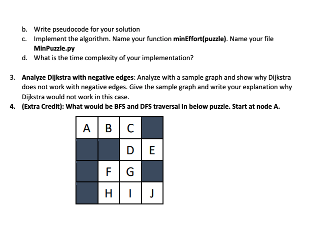 Solved 2. Apply BFS/DFS to solve a problem You are given a | Chegg.com