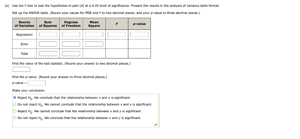 Solved Consider the data. (a) Compute the mean square error | Chegg.com