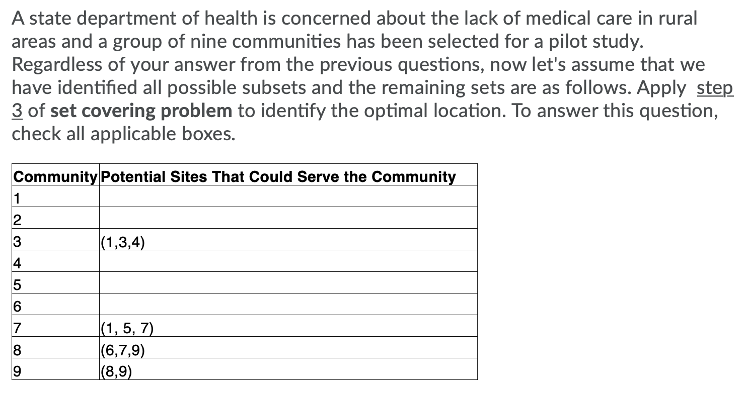 Solved A state department of health is concerned about the | Chegg.com