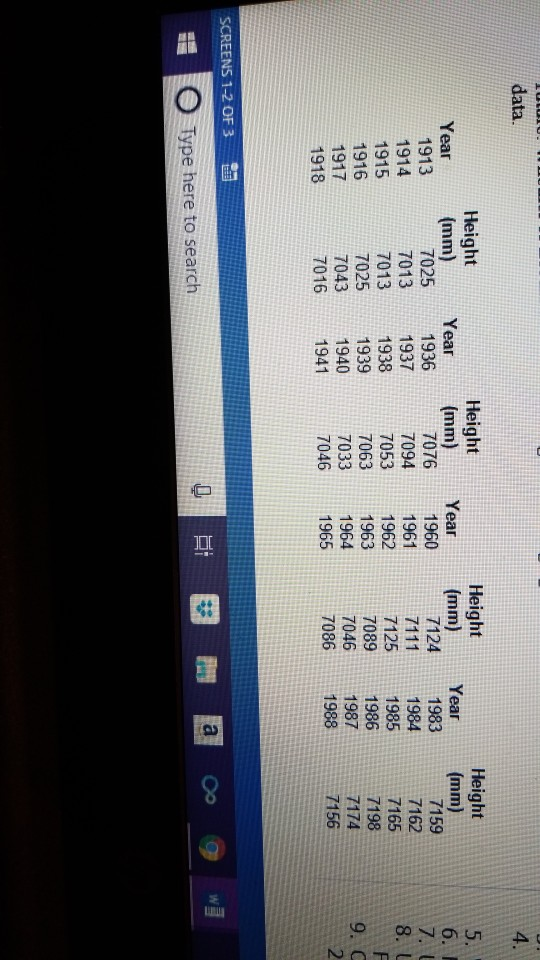 Solved Florida Sea Level Analysis (Protected View)-Word | Chegg.com