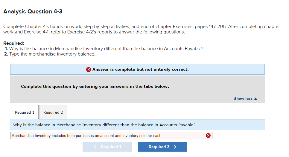 Solved Return to questionItem 3 Analysis Question 4-3 | Chegg.com
