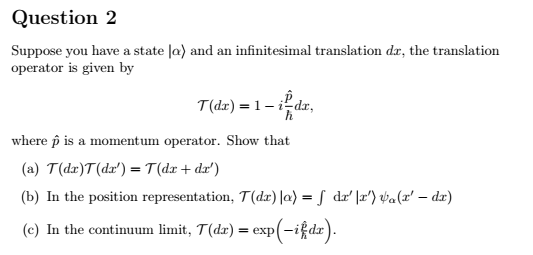 Solved Question 2Suppose you have a state |α: and an | Chegg.com