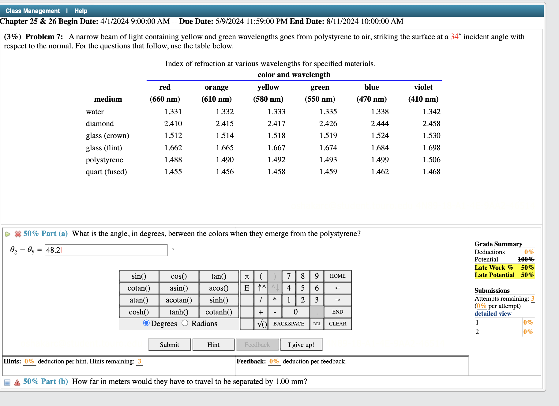Solved Chapter 25 ﻿& 26 ﻿Begin Date: 4/1/2024 9:00:00 ﻿AM -- | Chegg.com