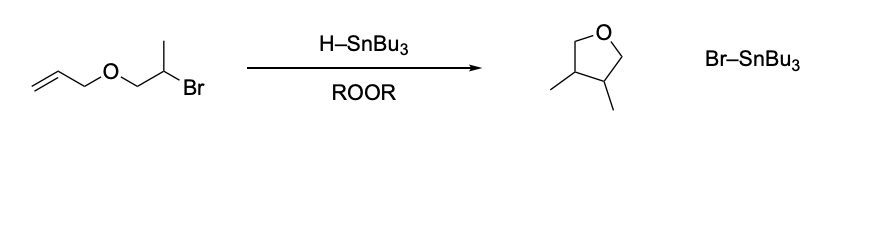 Solved H-SnBu3 Br-SnBuz Br ROOR | Chegg.com