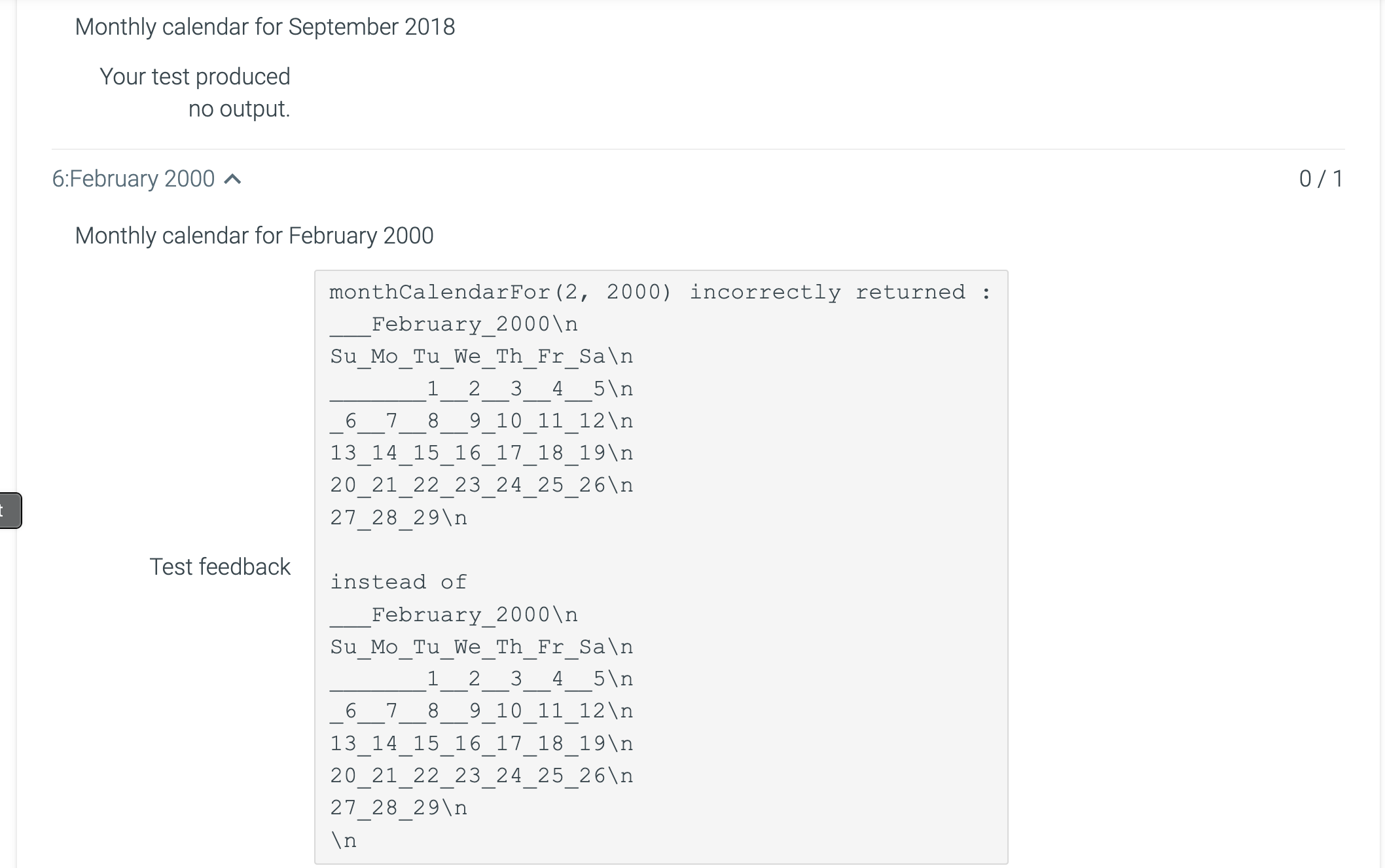 Solved Turn your calendar program into a self-contained | Chegg.com