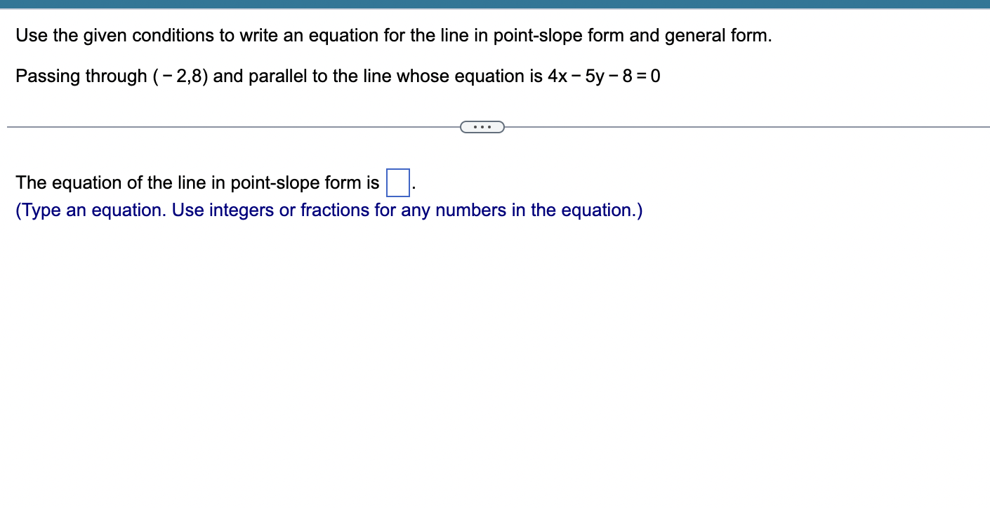 Solved Use the given conditions to write an equation for the | Chegg.com