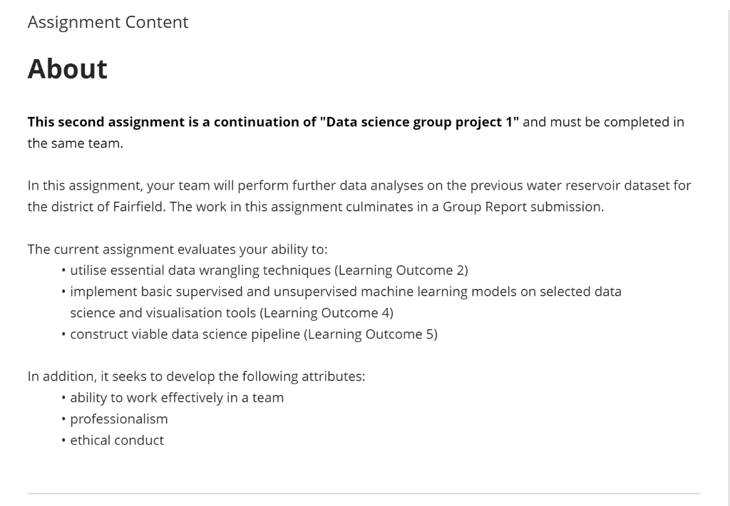 Solved About This second assignment is a continuation of | Chegg.com