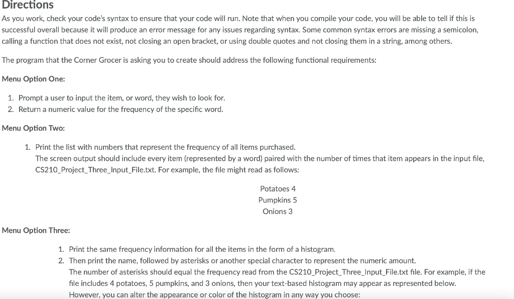 Solved I need working code for this project with the outputs | Chegg.com