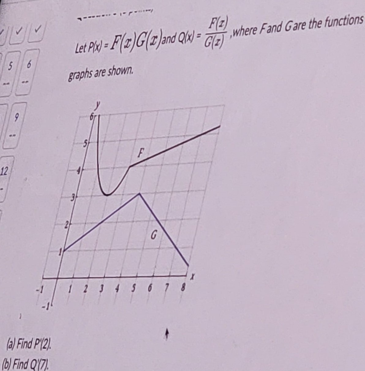 Solved Let P(x)=F(x)G(x) and Q(x)=G(x)F(x), where Fand G are | Chegg.com