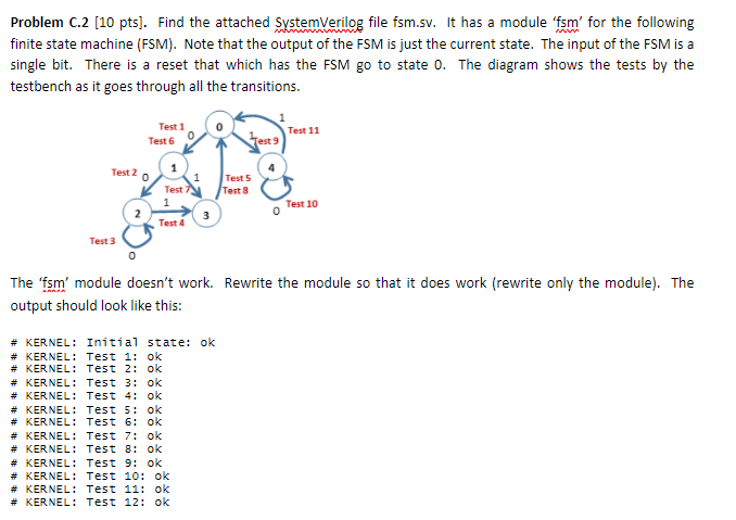 Solved Code Module Fsm Input Logic A Input Logic 2827