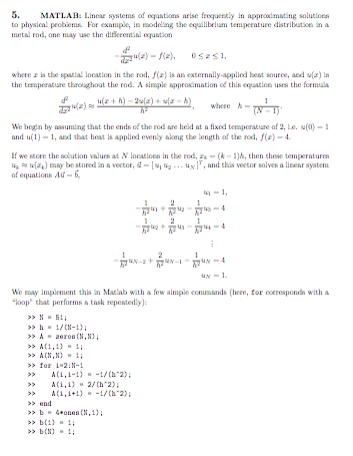 5. MATLAB Line systems of tower in appeting sobat rod | Chegg.com