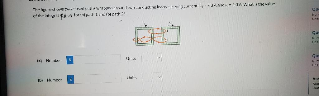 Solved The figure shows two closed paths wrapped around two | Chegg.com