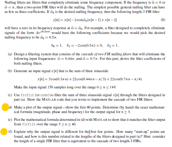 Solved a step by step for (d) and (f) please. please do | Chegg.com