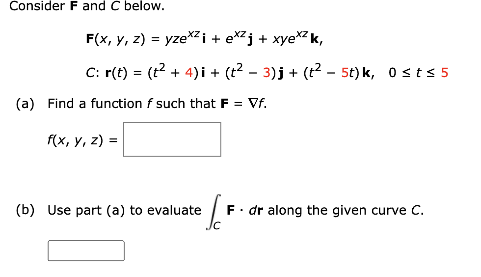 Solved Consider F ﻿and C | Chegg.com