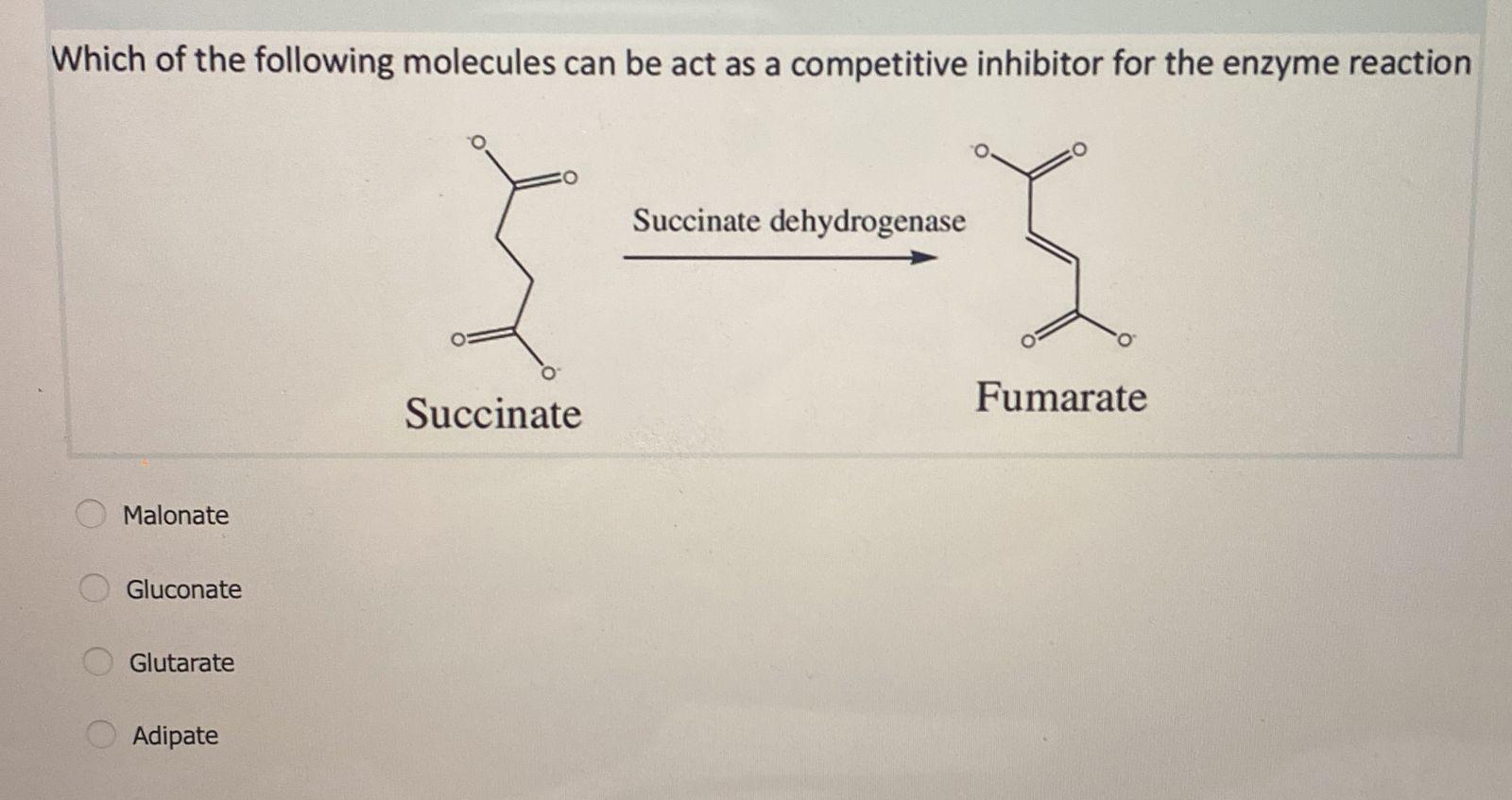 Solved Which of the following molecules can be act as a | Chegg.com