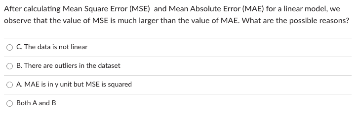Solved After calculating Mean Square Error (MSE) and Mean | Chegg.com
