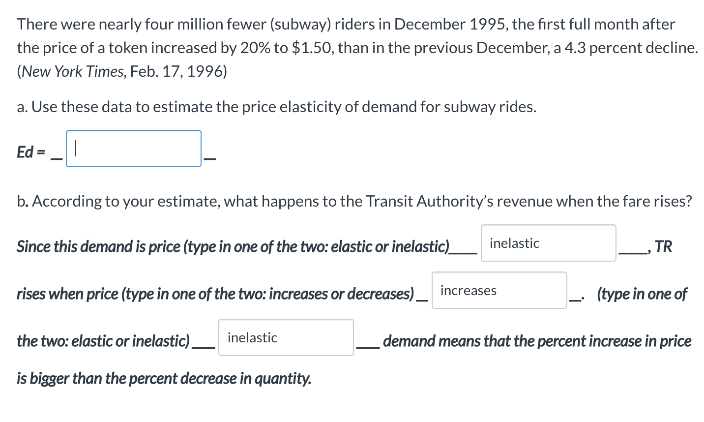 Solved There were nearly four million fewer (subway) riders | Chegg.com Solved There were nearly four million fewer (subway) riders | Chegg.com