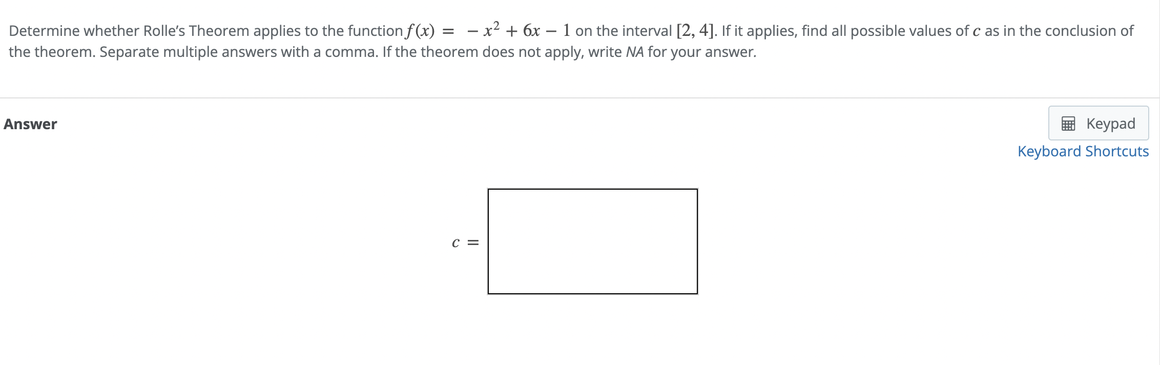 Determine Whether Rolles Theorem Applies To The