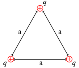 Solved Consider the arrangement of three identical small | Chegg.com