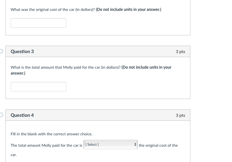 Solved Use the following information to answer Questions | Chegg.com