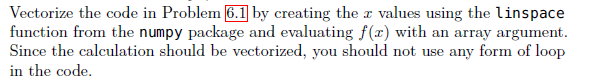 Solved Problem 6.1. Fill arrays; loop version We study the | Chegg.com
