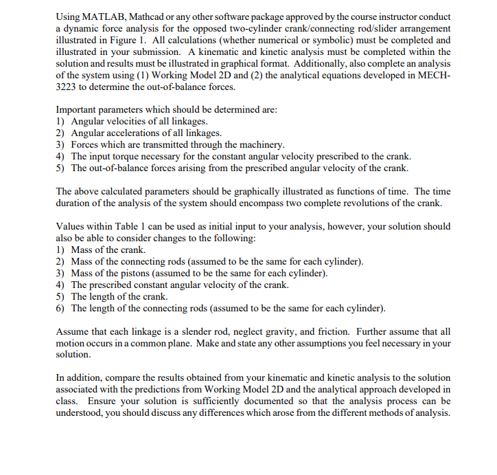 Using MATLAB, Mathcad or any other software package | Chegg.com