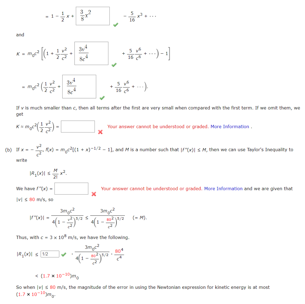 In Einstein's theory of special relativity the mass | Chegg.com
