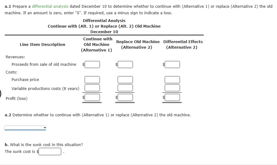 Solved Machine Replacement Decision A company is considering | Chegg.com