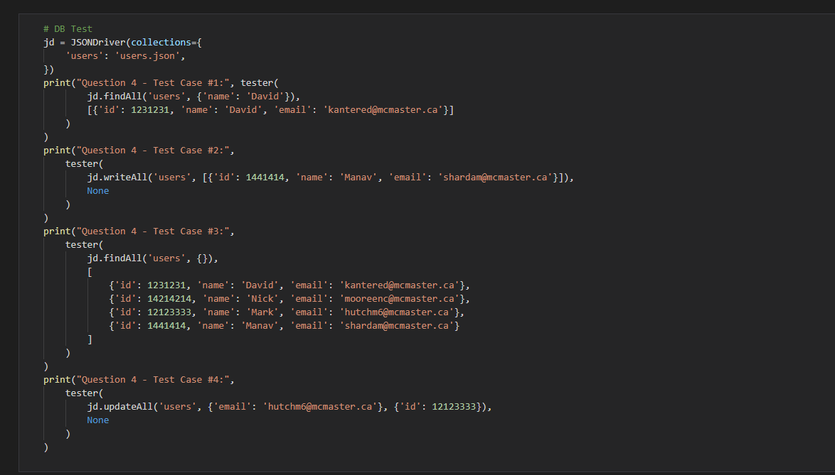 Question 4 - Put the Data in the JSON [12 points] | Chegg.com