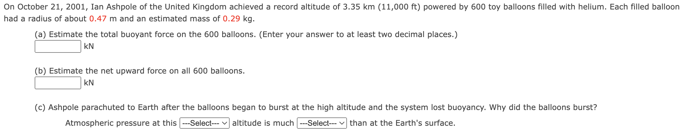 Solved On October 21,2001 , Ian Ashpole of the United | Chegg.com