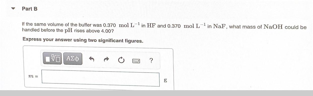 Solved A 350.0 mL buffer solution is 0.140 mol L-1 in HF and | Chegg.com