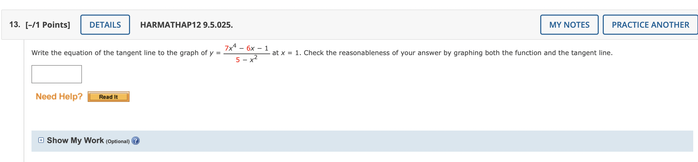 Solved Write the equation of the tangent line to the graph | Chegg.com