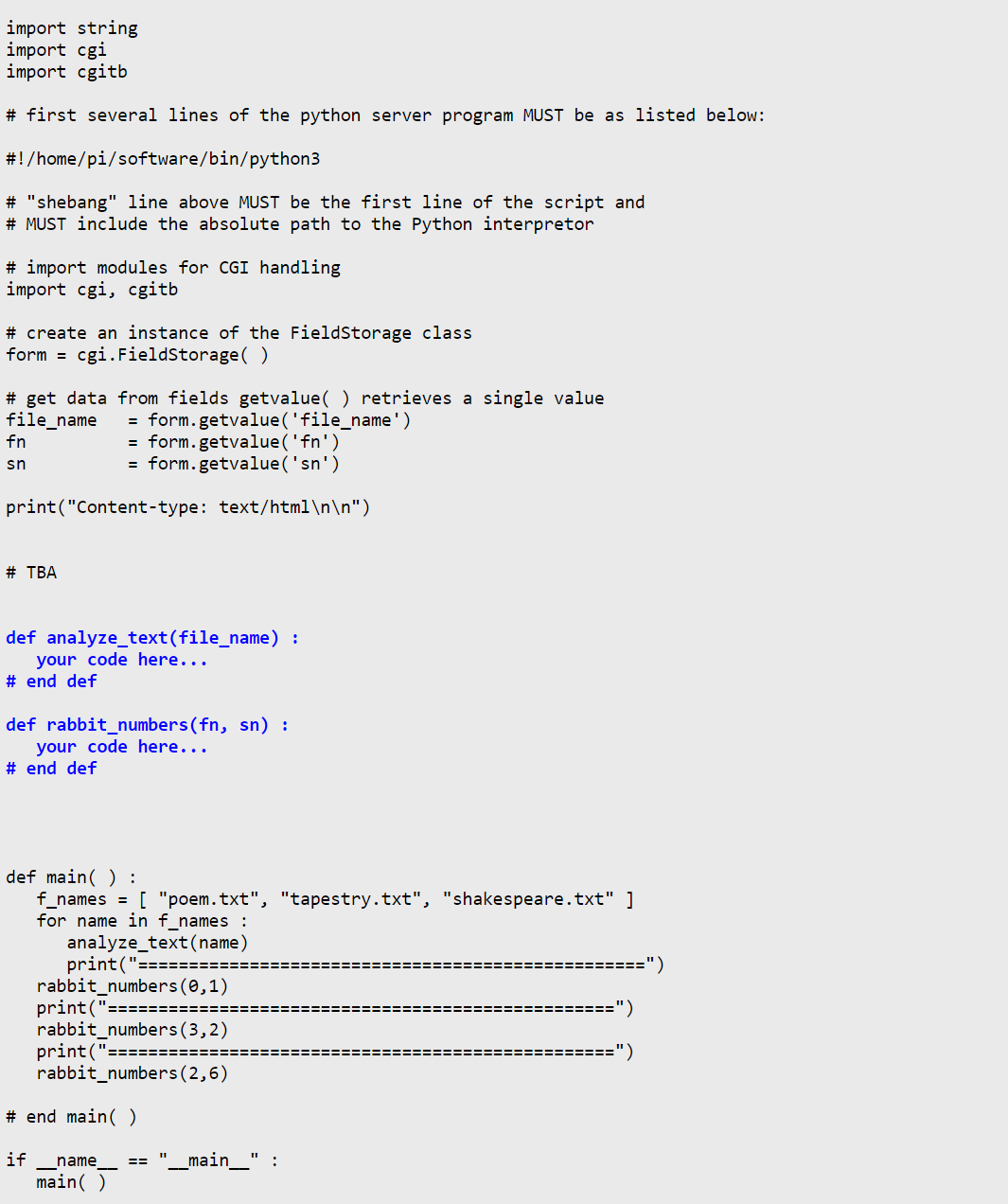 Solved Question \#1: Write the code for a python | Chegg.com