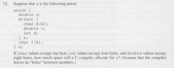 Solved 12. Suppose that u is the following union: union { | Chegg.com