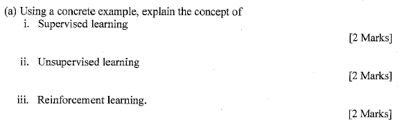 Solved (a) Using a concrete example, explain the concept of | Chegg.com