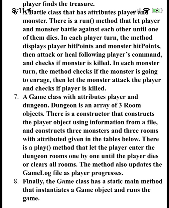 Project: Text-Based Adventure Game In this project | Chegg.com