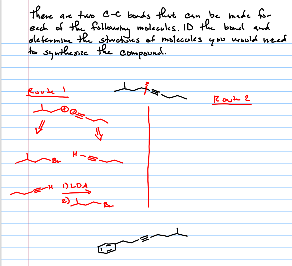 Solved There are two C-c bonds that can be made for each of | Chegg.com