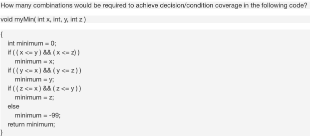 Solved How many combinations would be required to achieve | Chegg.com