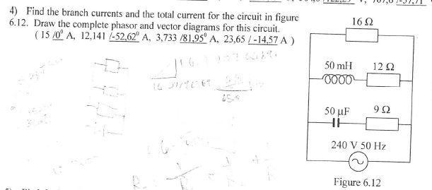 Solved 4) Find the branch currents and the total current for | Chegg.com