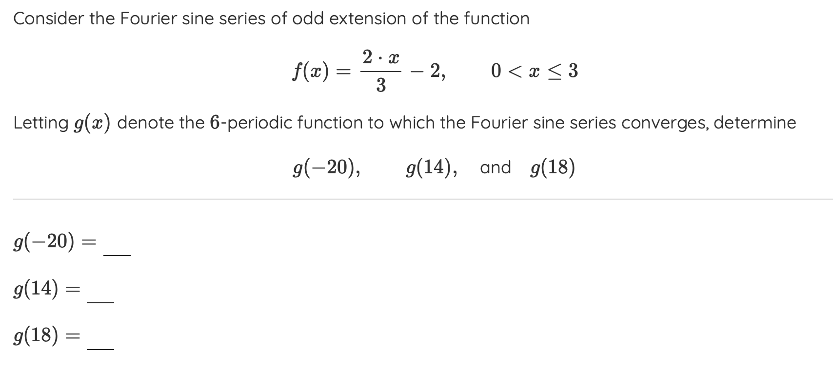 Solved Consider the Fourier sine series of odd extension of | Chegg.com