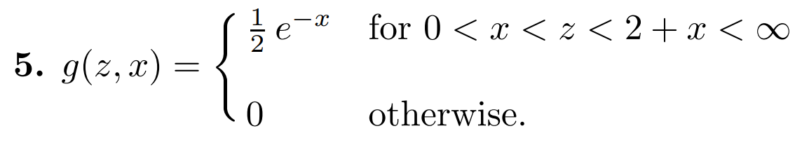 Solved 5. Let X and Y be random variables with joint density | Chegg.com