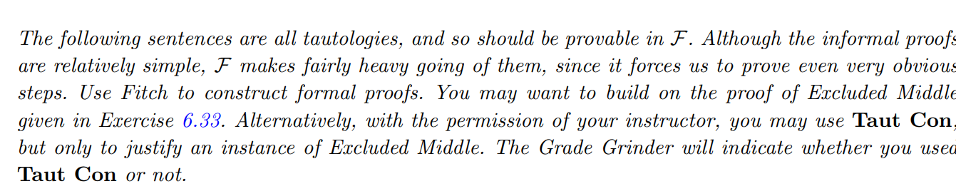 Solved ***Please use Fitch to come up with a correct formal | Chegg.com