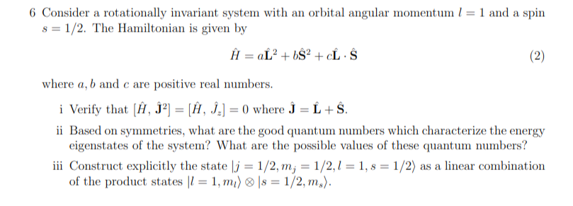 Solved Show me the steps to solve 6 ﻿Consider a rotationally | Chegg.com