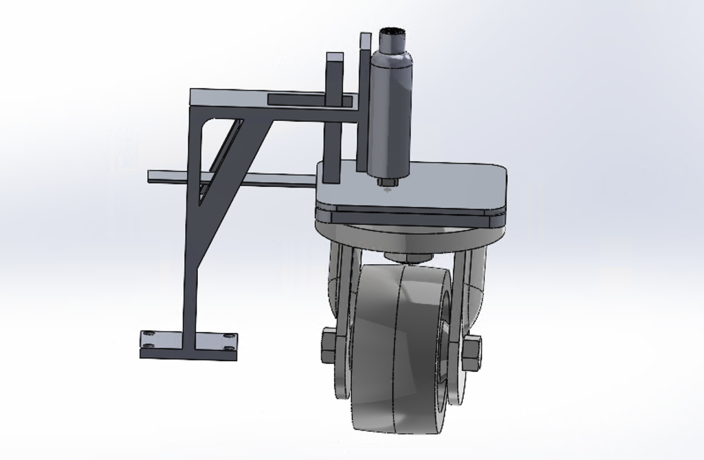 Solved Make a free-body diagram for the wheel that is | Chegg.com