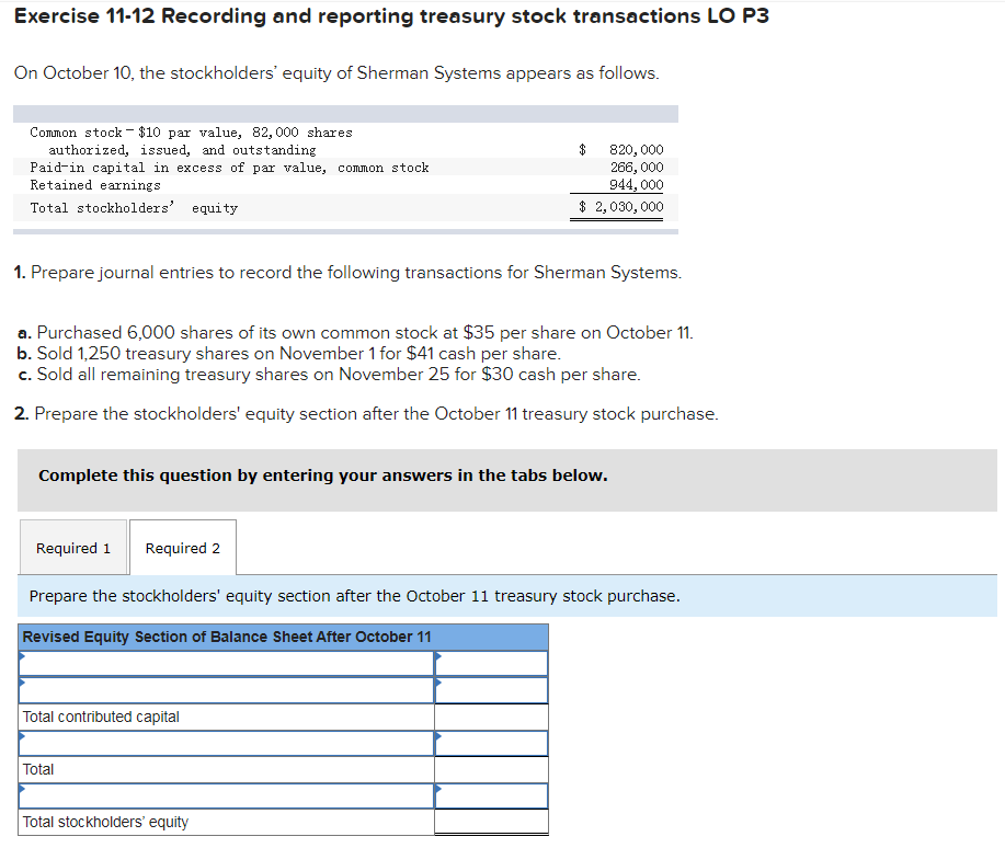 Solved 1. Prepare journal entries to record the following | Chegg.com
